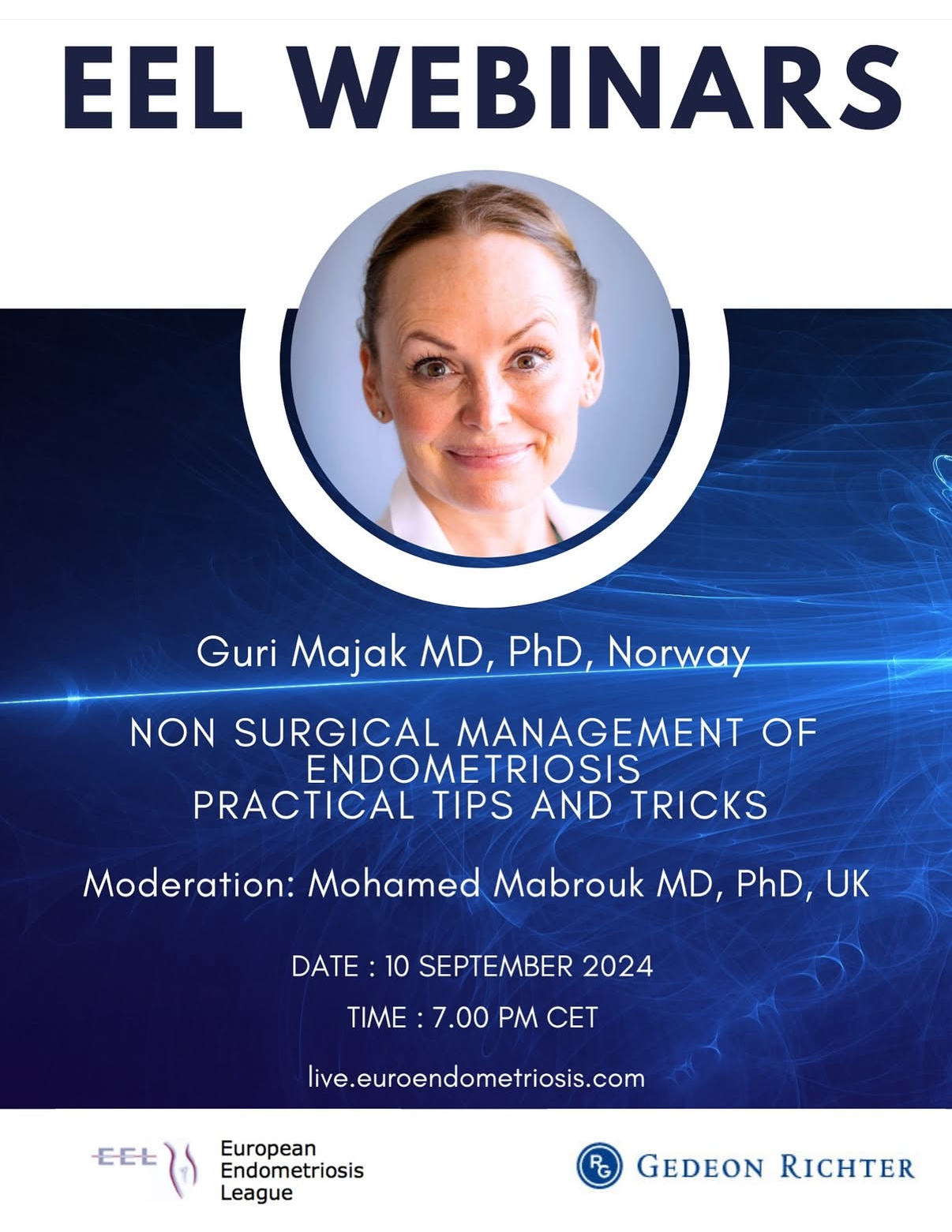 EEL Webinar: Non-Surgical Management of Endometriosis - Practical Tips and Tricks - European ...